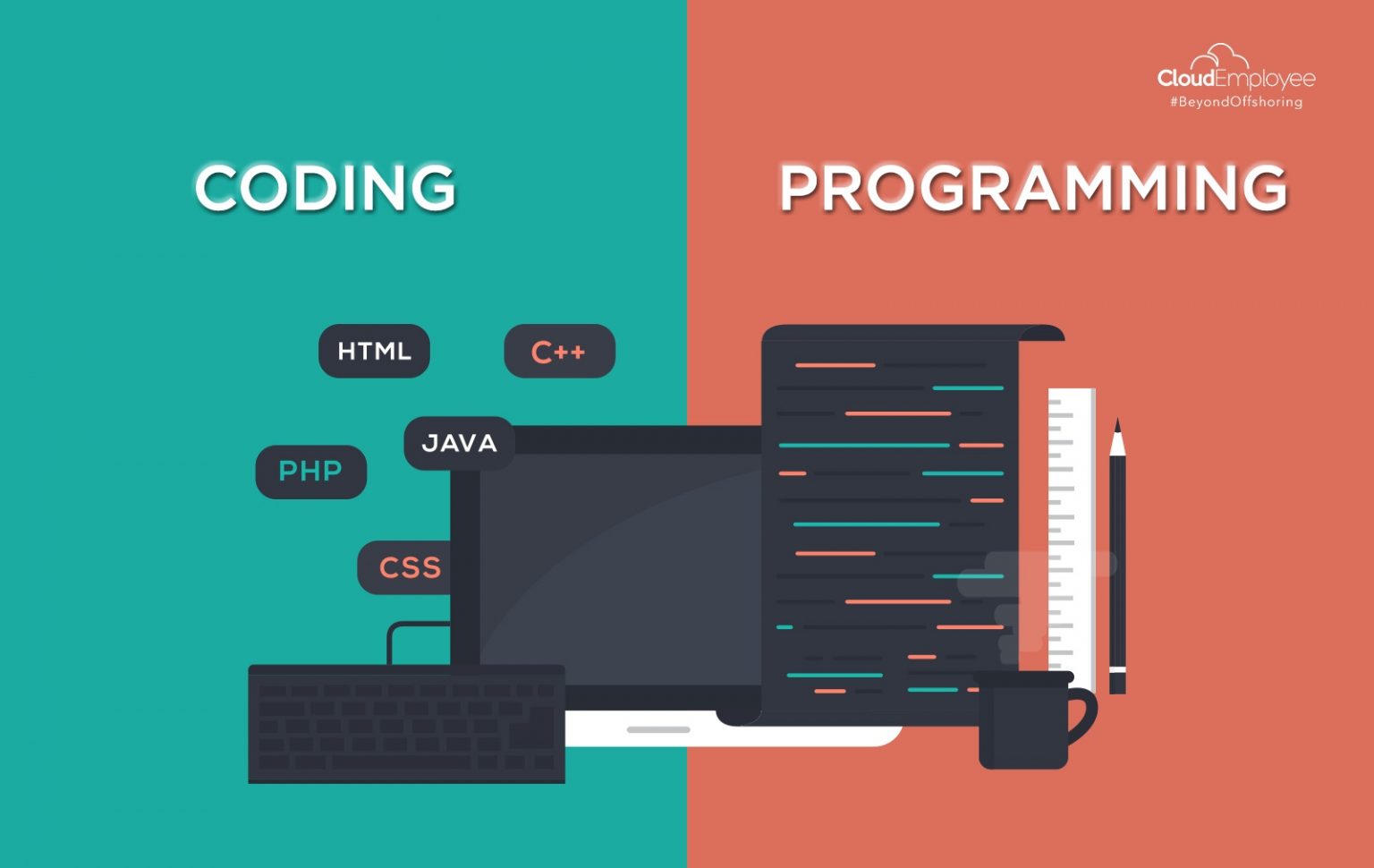 What is the Difference Between Coding and Programming? - T-Developers